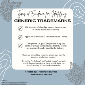 Generic Trademarks: Why Generic Terms Can't Be Registered (Examples)