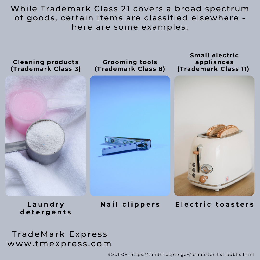 Trademark Class 21