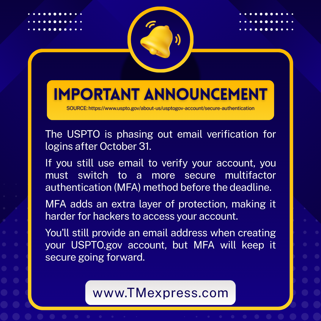 Secure Your USPTO Account with Multifactor Authentication